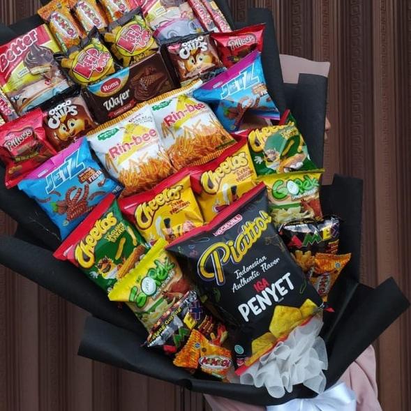 Jual bouquet Snack jumbo / buket snack | Shopee Indonesia