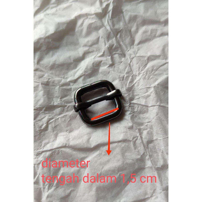 Jual MATERIAL KAIT DAN RING GESER WARNA BLACK NIKEL/BN ( HARGA PER 1 ...