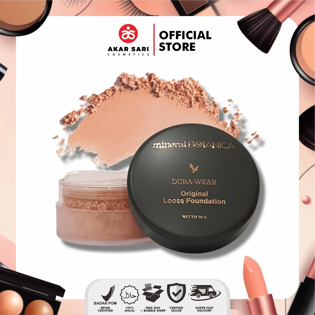 Jual MINERAL BOTANICA DURA WEAR ORIGINAL LOOSE FOUNDATION - Bedak Tabur ...