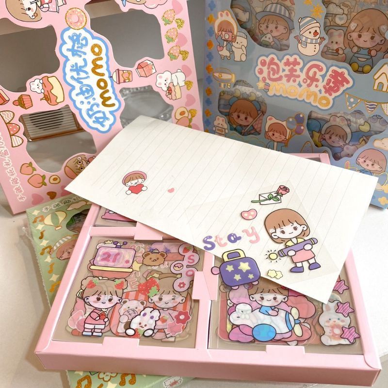 Jual Sticker Isi 100 Pcs / Sticker Gemoy / Sticker Waterproof Sticker ...