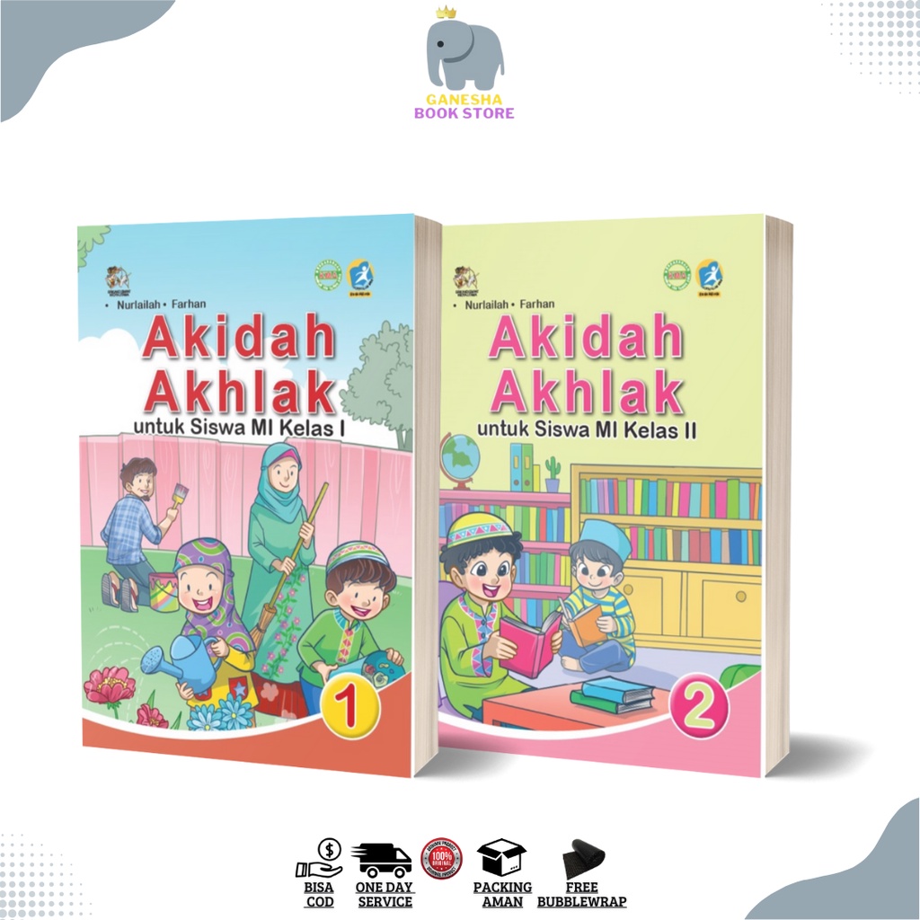 Jual Buku Akidah Akhlak Untuk MI Kelas 1 dan 2 Kurikulum 13 - Yrama Widya | Shopee Indonesia