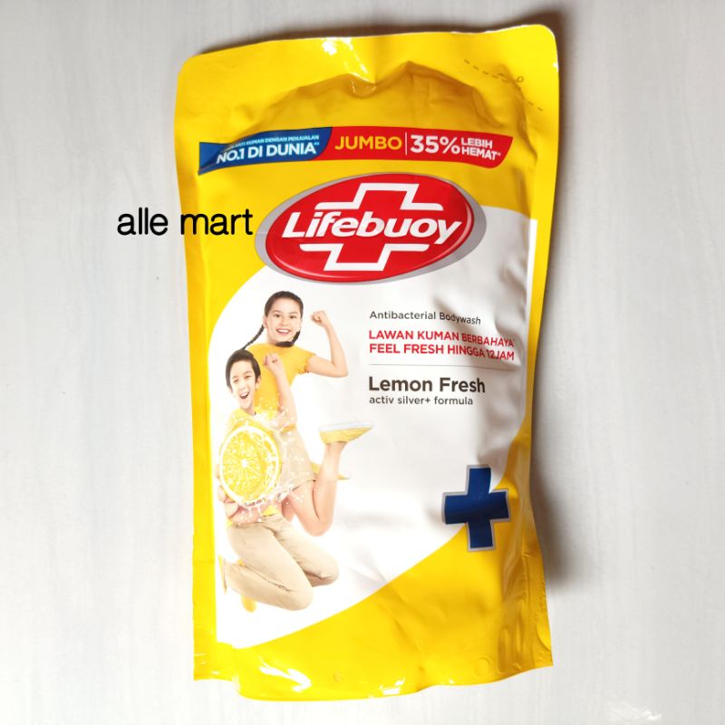Jual Lifebuoy sabun mandi cair Lemon Fresh 850ml / Lifebuoy Body Wash ...