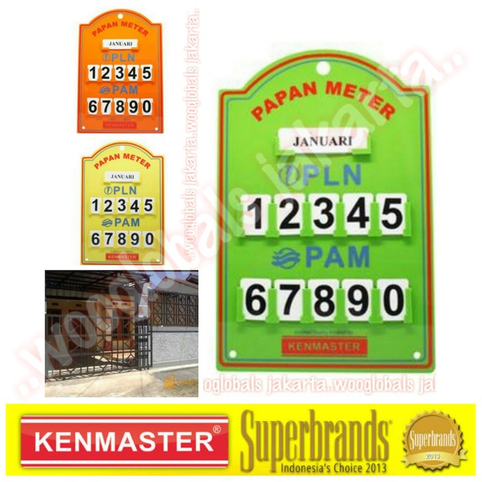 Jual PAPAN PETUNJUK ANGKA PLN PAM RUMAH SERBAGUNA WATERPROOF KENMASTER ... Jual PAPAN PETUNJUK ANGKA PLN PAM RUMAH SERBAGUNA WATERPROOF KENMASTER ...
