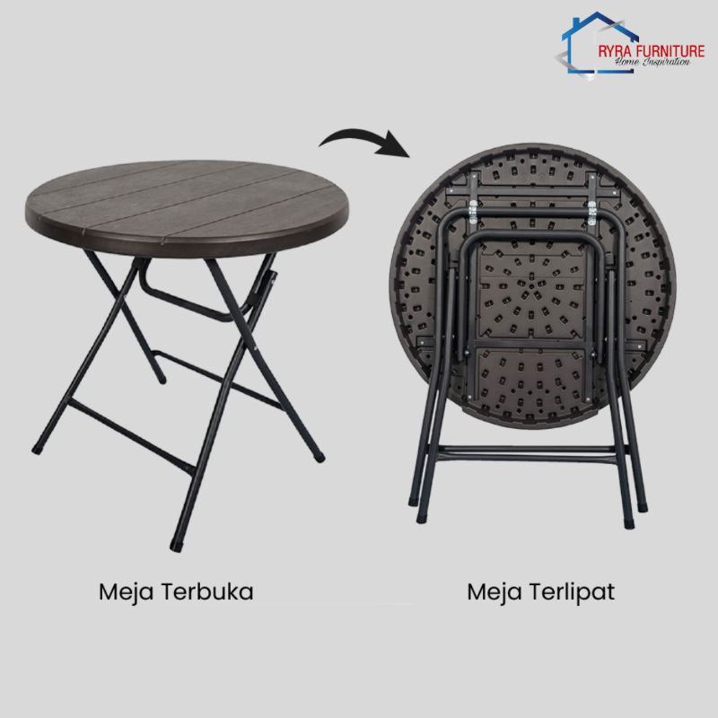 Jual MEJA SERBAGUNA/MEJA LIPAT OUTDOOR/MEJA KANTIN/MEJA MINI PORTABLE ...
