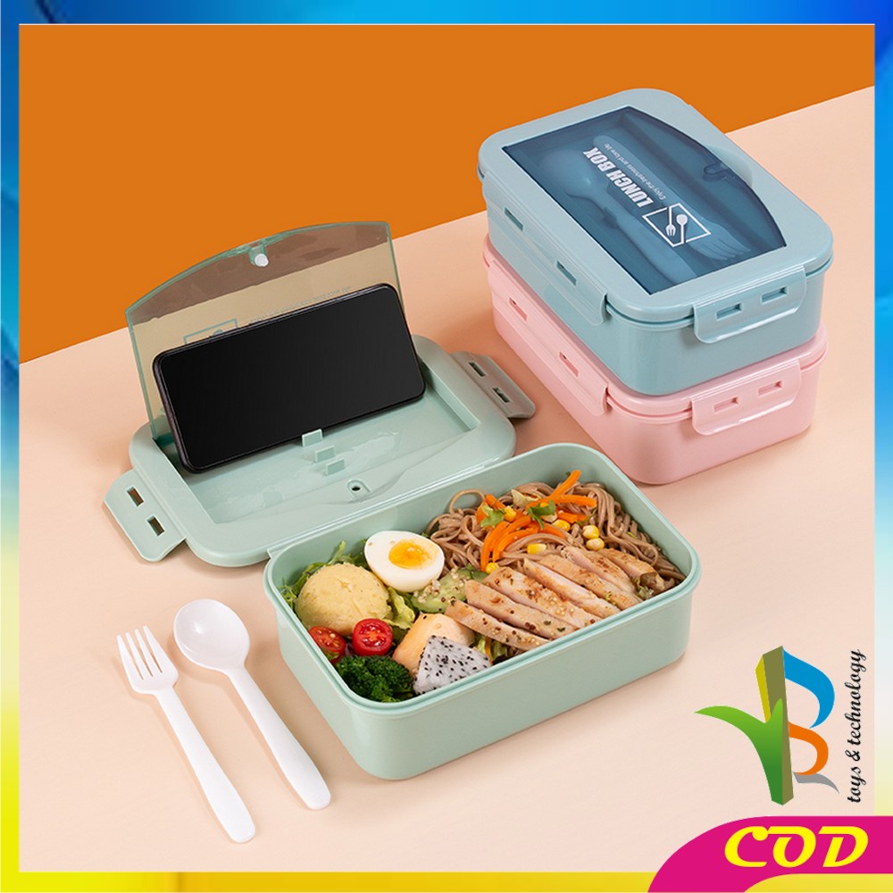 Jual RB-C450 Lunch Box Set Tempat Makan Dengan Sendok Food Grade ...