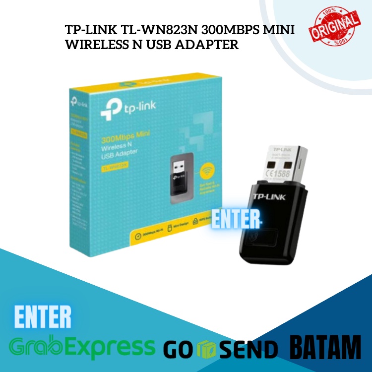 Jual TP-Link TL-WN823N 300Mbps Mini Wireless N USB Adapter | Shopee Indonesia