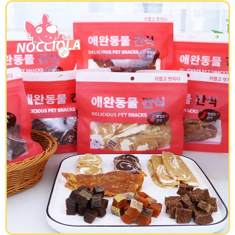 Jual 200g Snack Hewan Peliharaan Snack Anjing Cemilan Anjing Ayam Bebek ...