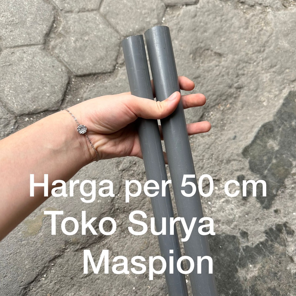 Jual POTONGAN 50 CM PIPA MASPION 1/2" AW 3/4" AW POTONGAN 50 CM PIPA ...