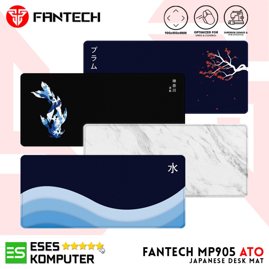 Jual Mousepad Fantech ATO MP905 Japanese Deskmat Waterproof XL 90x40x0.4cm | Shopee Indonesia