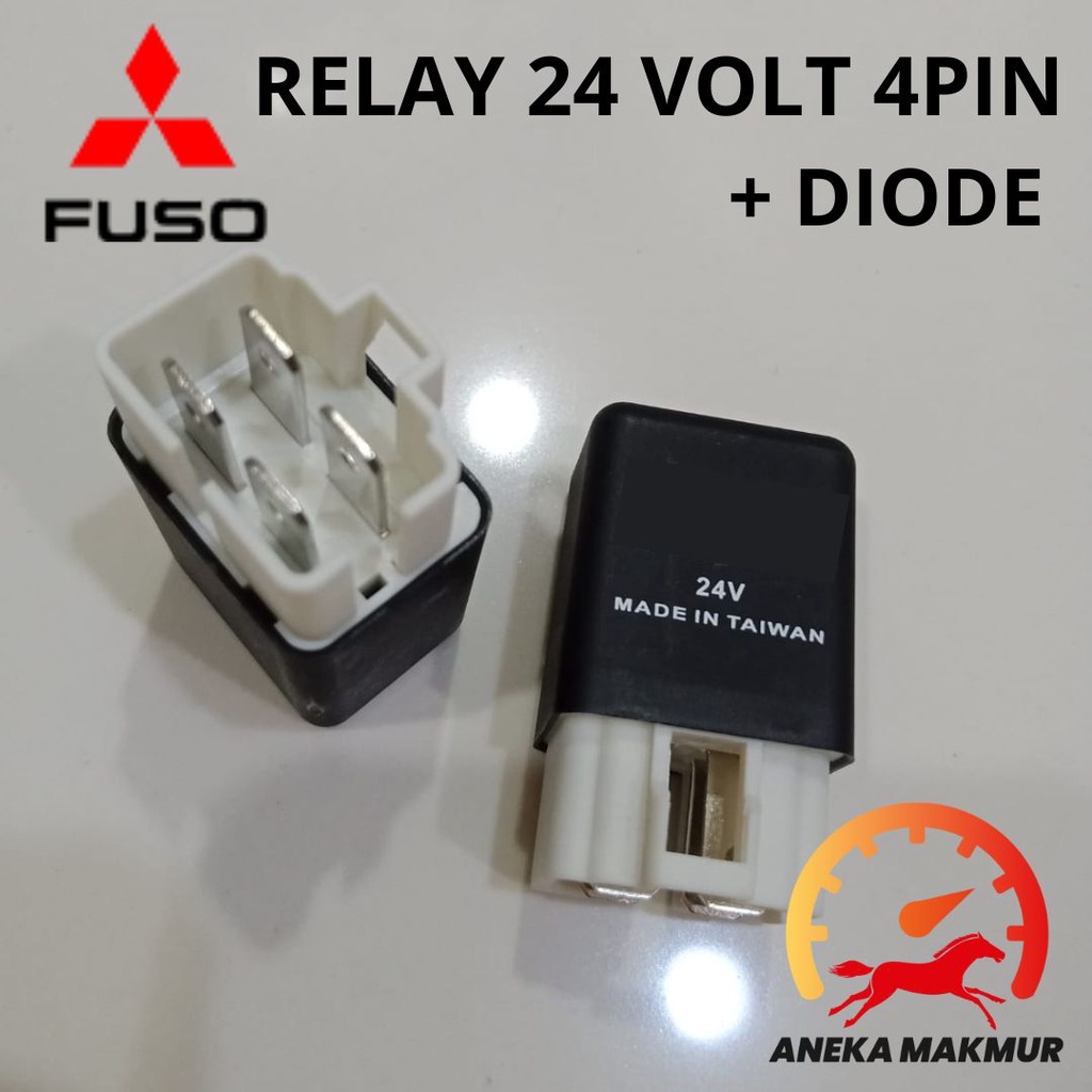 Jual RELAY 24V 4PIN WITH DIODE MITSUBISHI FUSO GREAT FV515 MC-847081 ...
