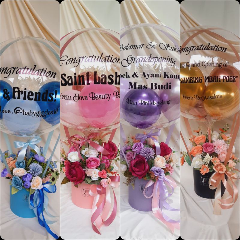 Jual buket balon bunga bigsize/bouquet ballon flower/buket balon ...