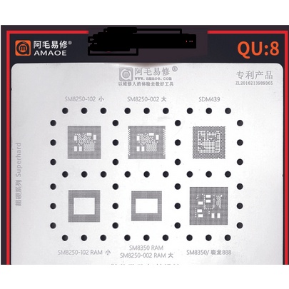 Jual PLAT BGA QU 8 CETAKAN IC QUALCOM plat bga redmi 10T /Poco F3/ plat bga asus rog3 | Shopee ...