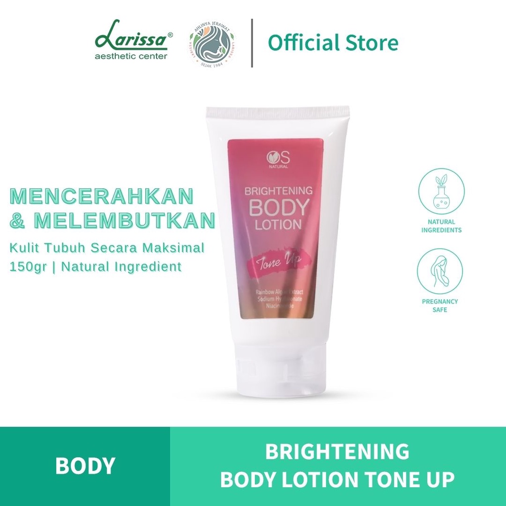 Jual Larissa BRIGHTENING BODY LOTION Tone Up - Body Lotion Untuk ...