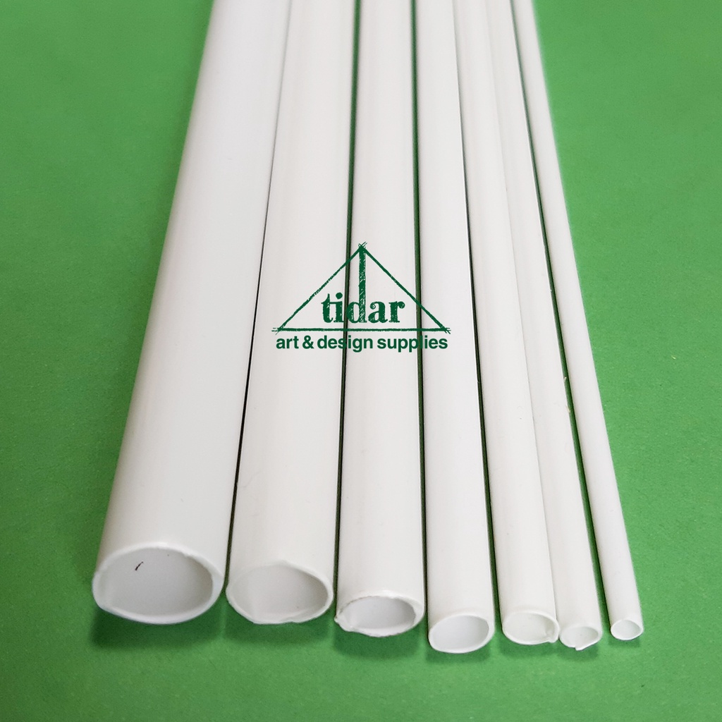 Jual White Round Plastic Stick - Pipa Tube Hollow - Stik Plastik Putih ...