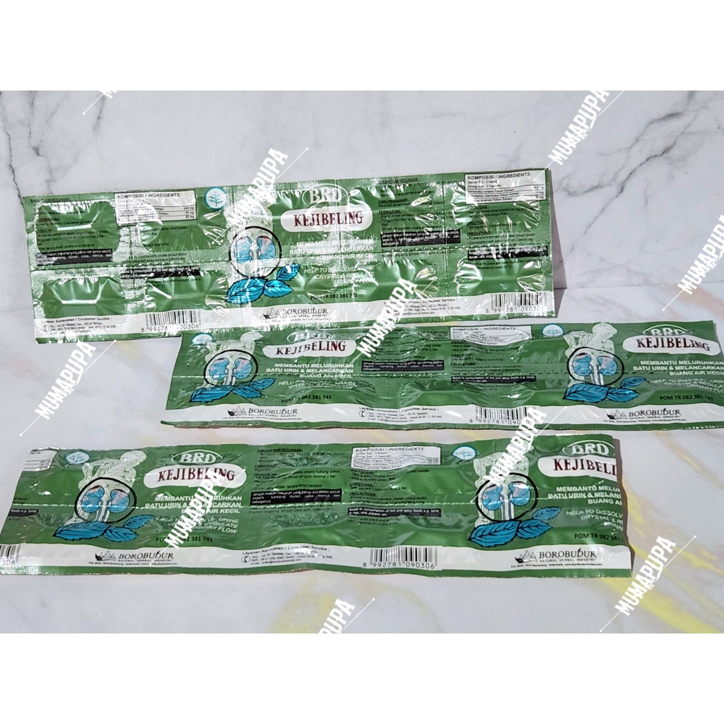 Jual 1 Strip Keji Beling Borobudur isi 10 kapsul untuk membantu ...
