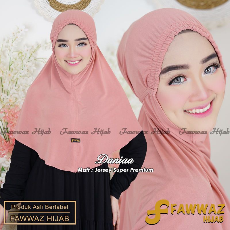 Jual Hijab Syiria Tali Karet Daniaa M Jersey Super By Fawwaz Hijab | Shopee Indonesia