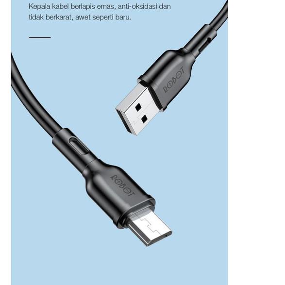 Jual Kabel Data Robot RBM100S Micro USB Data Cable (1 Toples isi 20 Pcs ...
