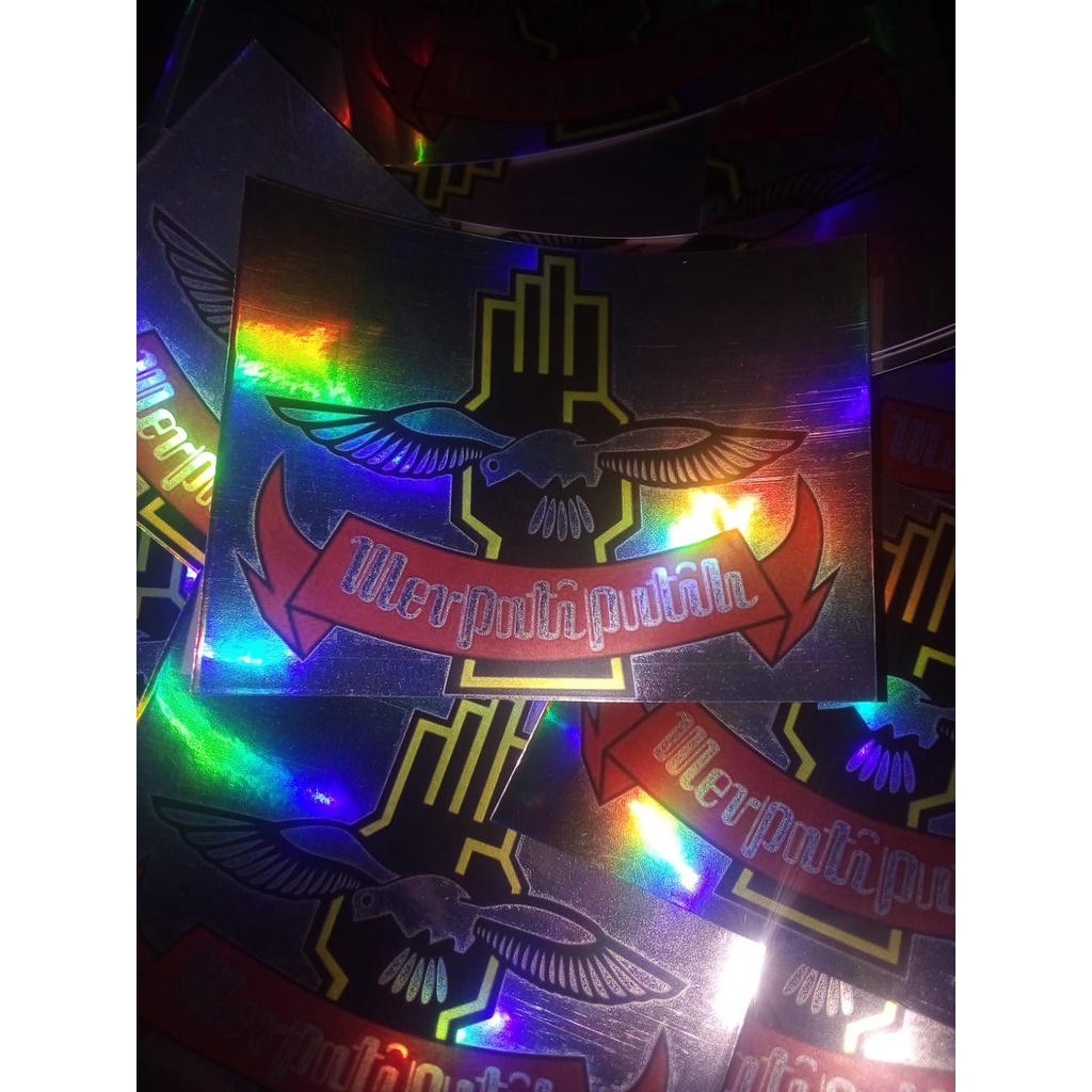 Jual stiker merpati putih printting hologram | Shopee Indonesia