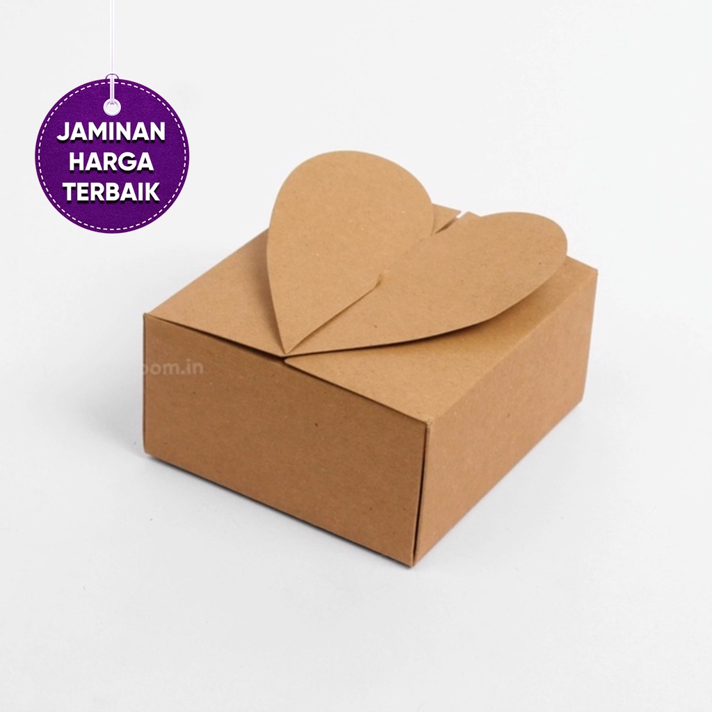 Jual 5811 Kardus Love uk. 12 x 11 x 5,8 cm Box Kue Tart - Kue Bolu ...