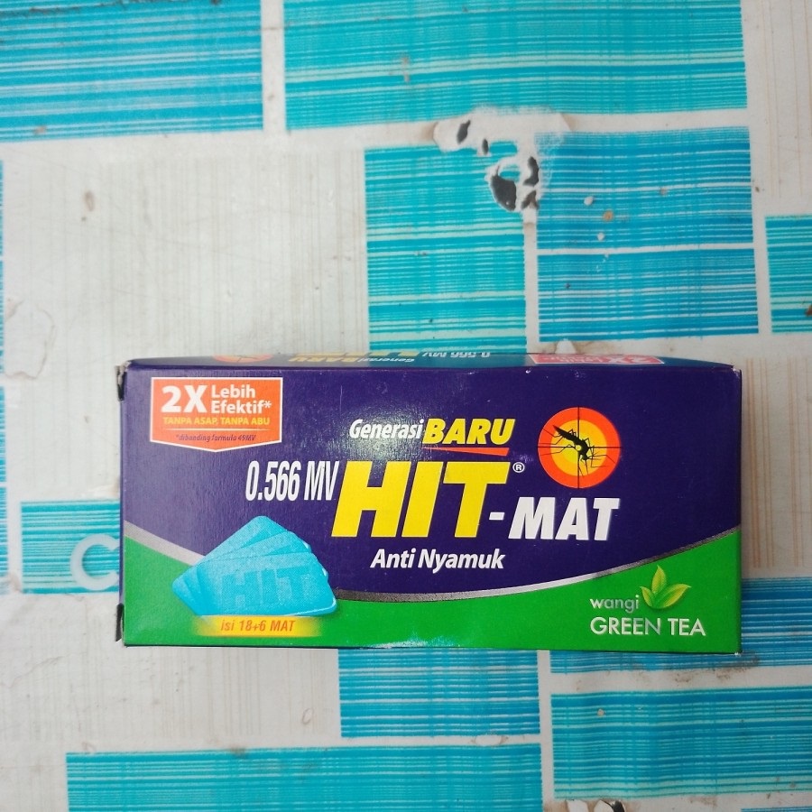 Jual Isi Ulang HIT Mat wangi Green Tea - 1 pcs (24 Mat) | Shopee Indonesia