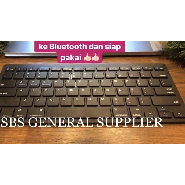 Jual Keyboard Bluetooth Wireless Universal iPhone, iPad, Android, PC ...
