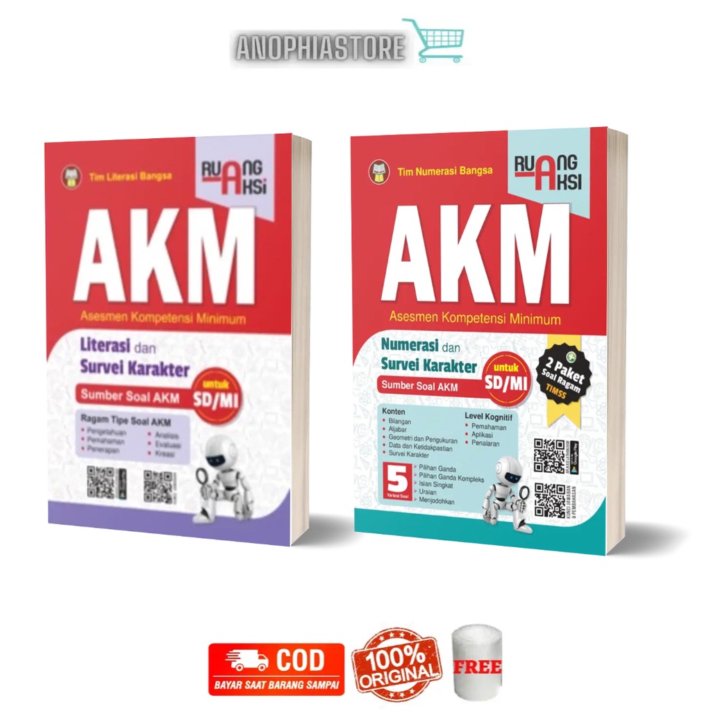 Jual Buku AKM SD/MI Literasi Numerasi Ruang Aksi AKM SD/MI | Shopee ...