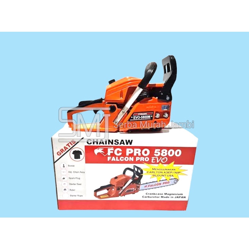 Jual Chainsaw falcon 5800 senso falcon 5800 senso falcon 5880 senso ryu ...