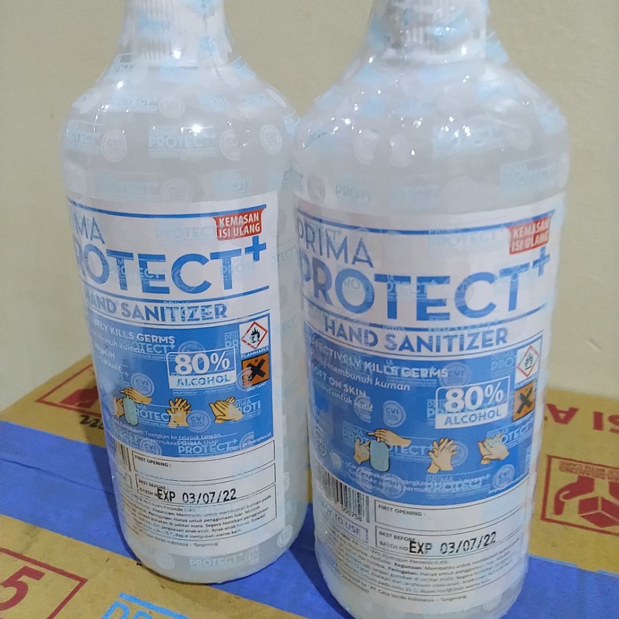 Jual prima protect hand sanitizer kemasan isi ulang 500ml | Shopee ...