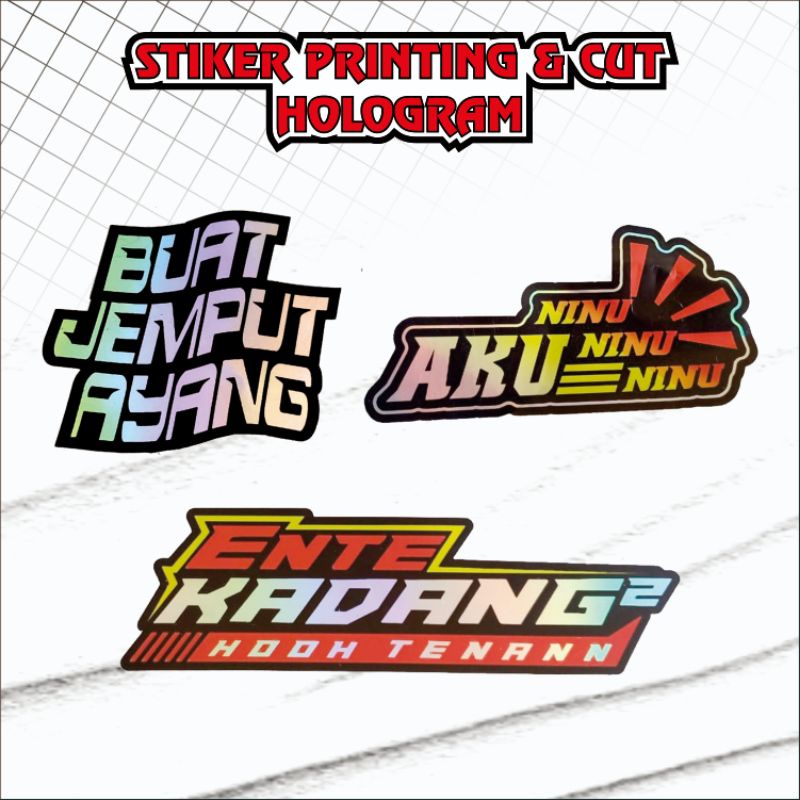 Jual stiker viral / sticker keren aku ninu ninu | Shopee Indonesia