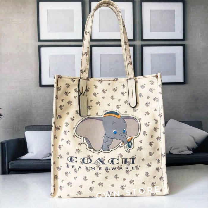 Jual Coach Tote Bag x Disney Dumbo - ORIGINAL GUARANTEE 100% | Shopee ...
