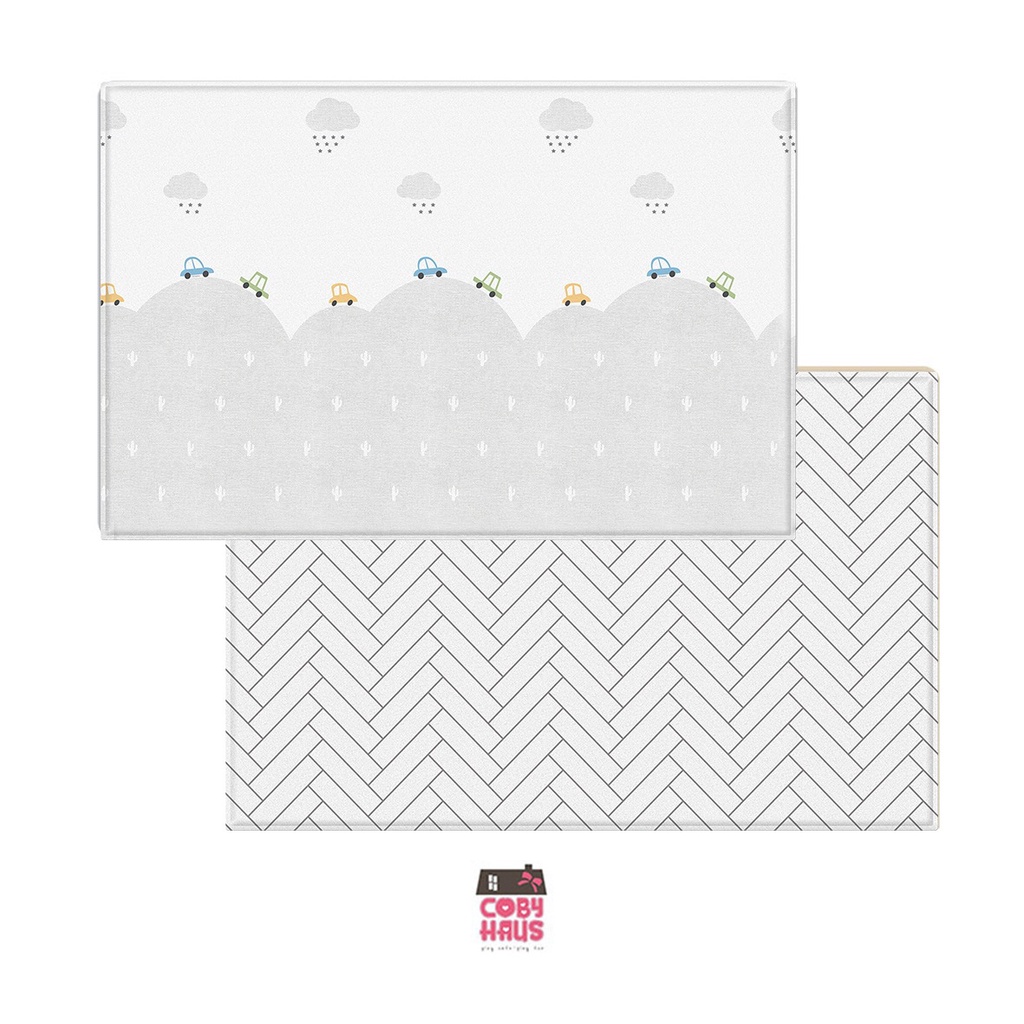 Jual PVC Pure Soft Playmat Traveling + Urban Herringbone (M) Karpet ...
