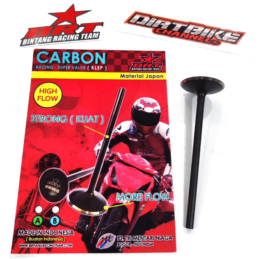 Jual VALVE RACING KLEP BRT CARBON AB Batang 5mm 4,5mm 5 mm 4.5 mm | Shopee Indonesia