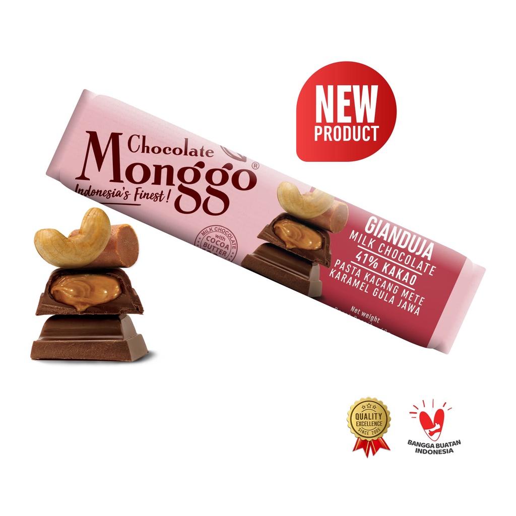 Jual Chocolate Monggo Bar 40g | 13 Variants | Coklat Murni 100% Cocoa ...