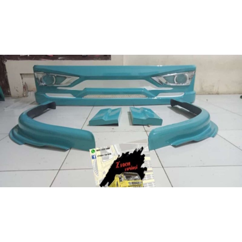 Jual bemper + spakbor variasi truk canter dan Isuzu giga dan elf macan ...