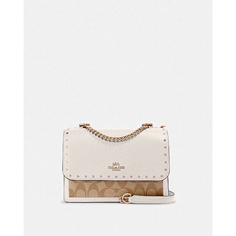 Jual COACH KLARE CROSSBODY IN SIGNATURE CANVAS WITH RIVETS (COACH 90400 ...