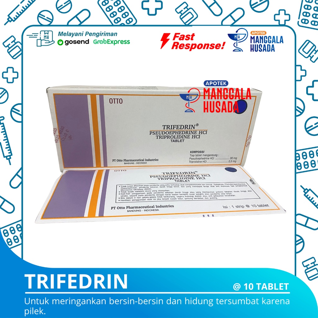 Jual TRIFEDRIN TAB PER STRIP @ 10 TABLET | Shopee Indonesia