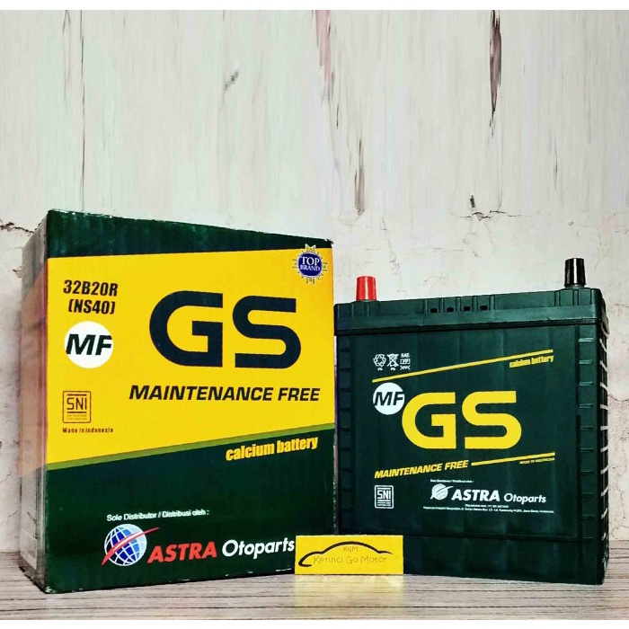 Jual AKI GS ASTRA MF NS40 ACCU AKI GS MF KERING AVANZA XENIA APV GRANDMAX | Shopee Indonesia