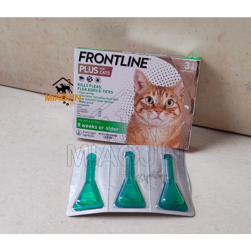 Jual FRONTLINE Plus For Kitten & CATS / Obat Kutu Kucing Flea and Tick ...