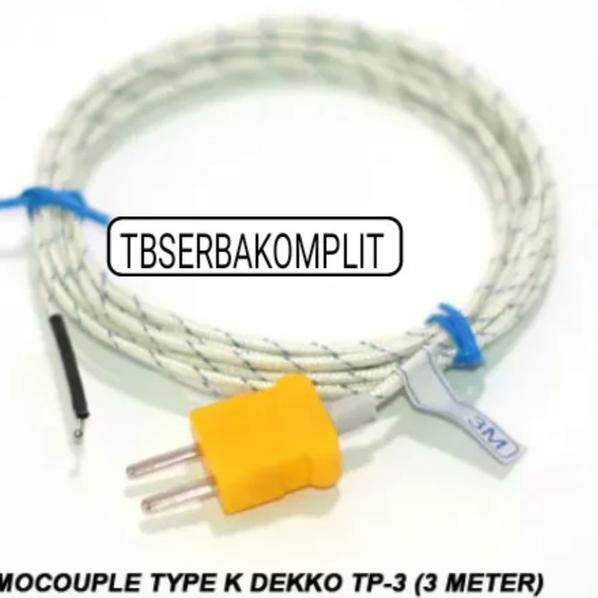 Jual Kabel Termokopel Type K Panjang 3 Meter Dekko TP3 TP-3 ...