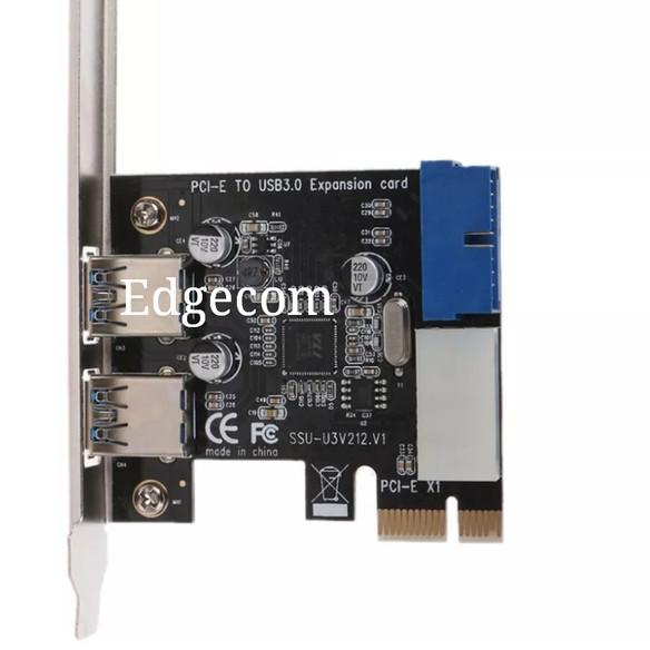 Jual USB 3.0 2 port with Header PCIe x1 Card NETLINE | Shopee Indonesia
