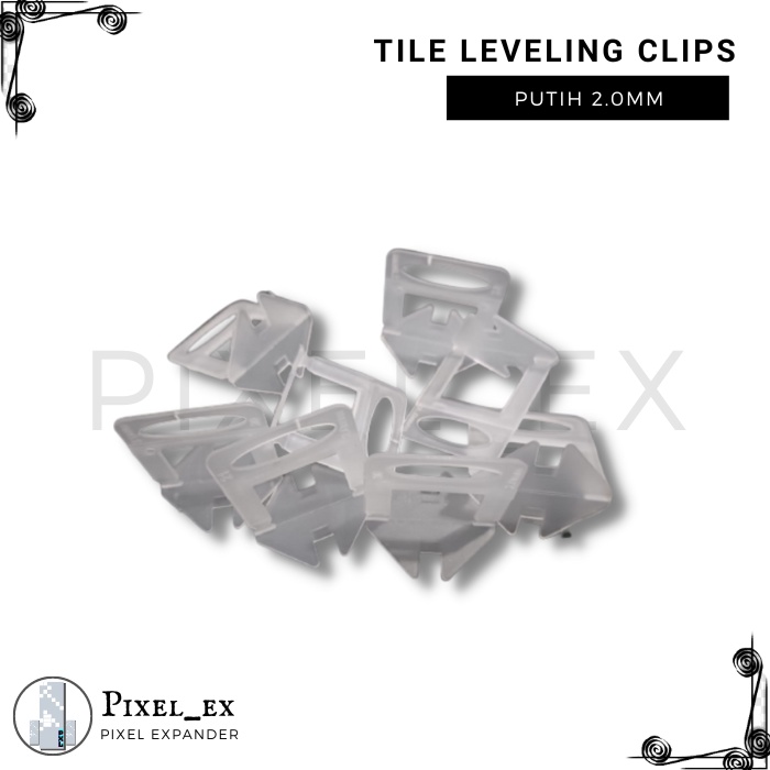 Jual Tile Leveling Clips Nat Spacer 2.0mm (Expander) | Shopee Indonesia