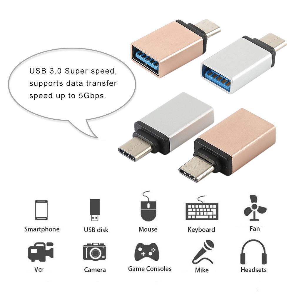 Jual OTG USB type C / tipe-c connector to Normal USB port - Converter data transfer Xiaomi ...