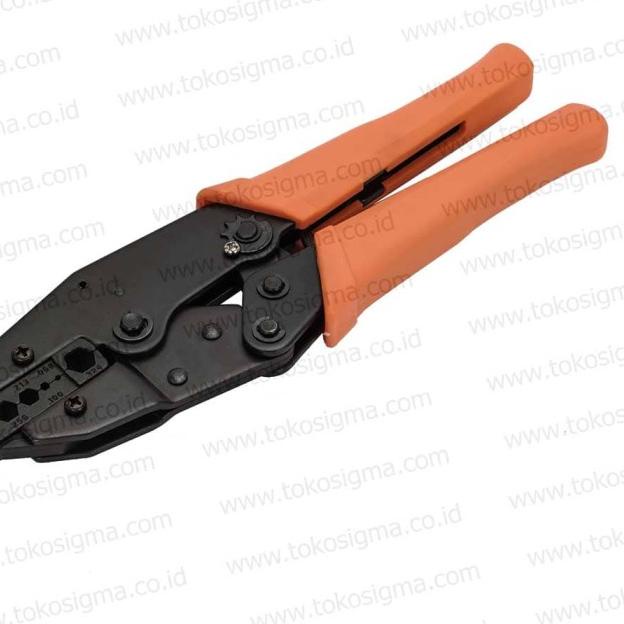 Jual TANG CRIMPING TOOL COAXIAL BNC RG6, RG59, RG58, TNC F PIN ORANGE ...
