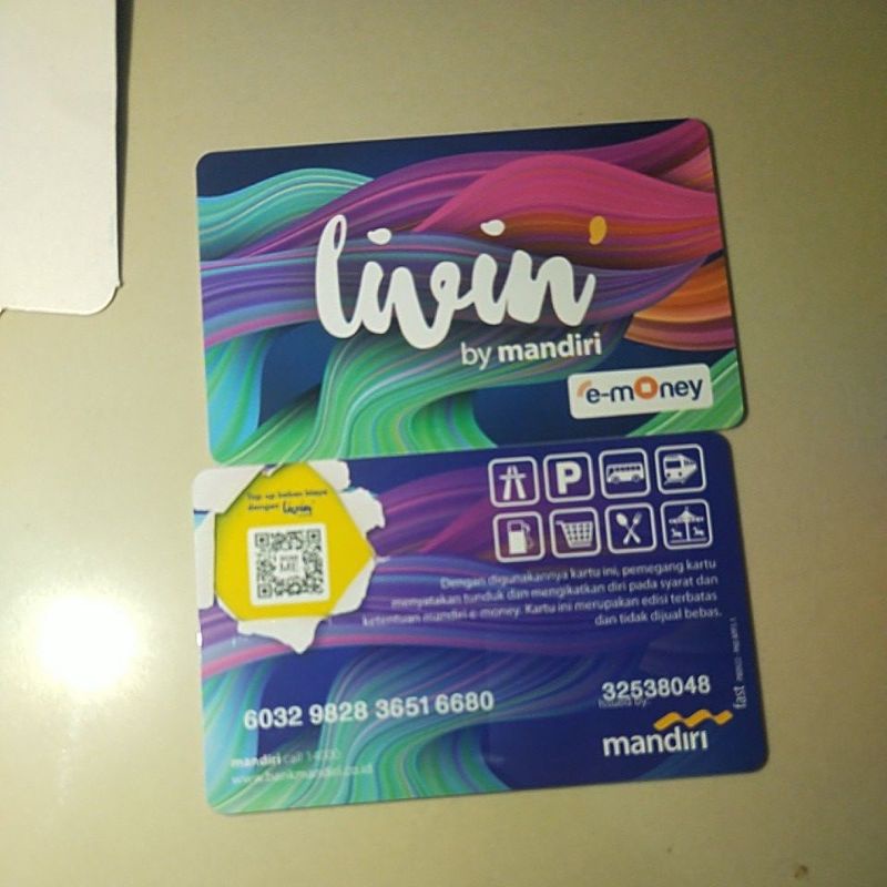 Jual emoney livin violet | Shopee Indonesia