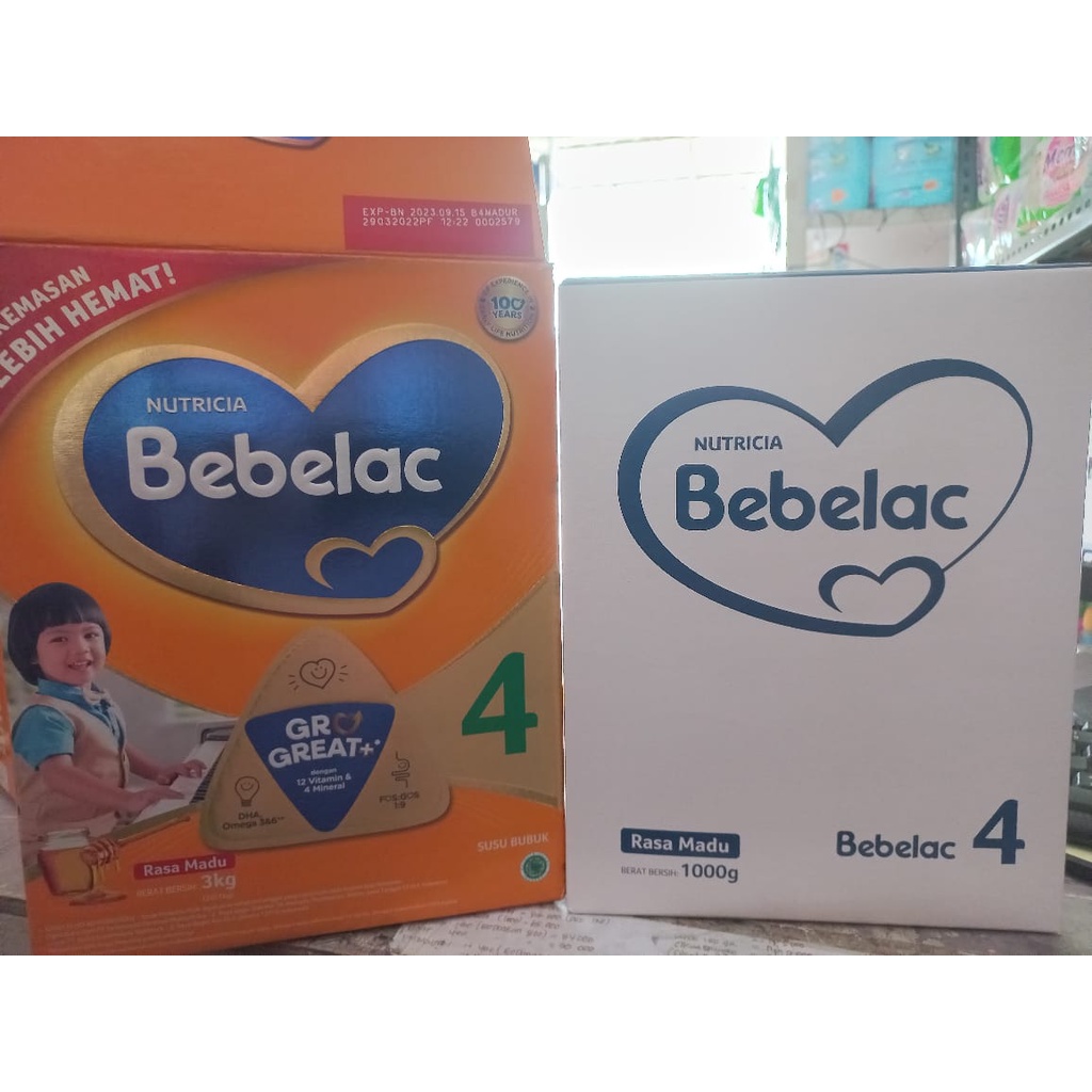 Jual bebelac 4 vanilla 1000gr(kemasan kuning) | Shopee Indonesia
