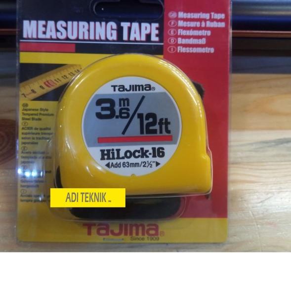 Jual Meteran Hi-Lock Tajima 3 meter 12 feet original jepang | Shopee ...