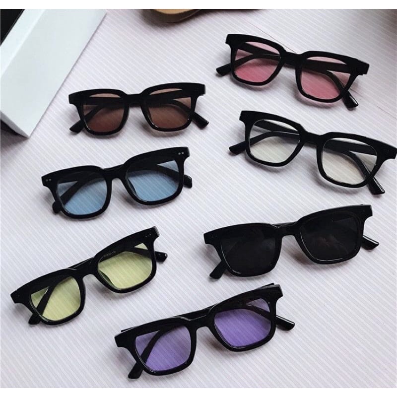 Jual COD Kacamata Candy Colour / Kacamata Hitam Ungu Merah Biru ...