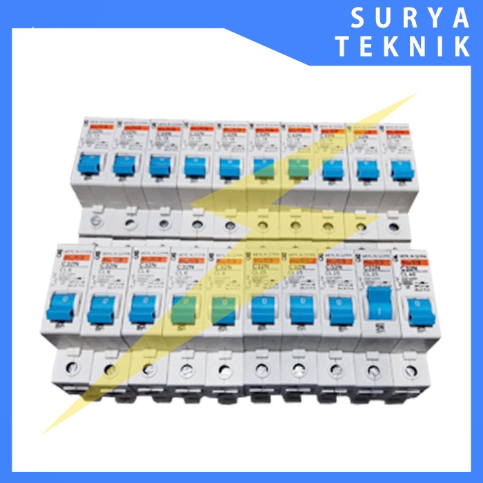 Jual MCB Merlin Gerin 2A 4A 6A 10A 16A 20A 25A 32A 40A 50A 63A Model 1 Phase Breaker | Shopee ...