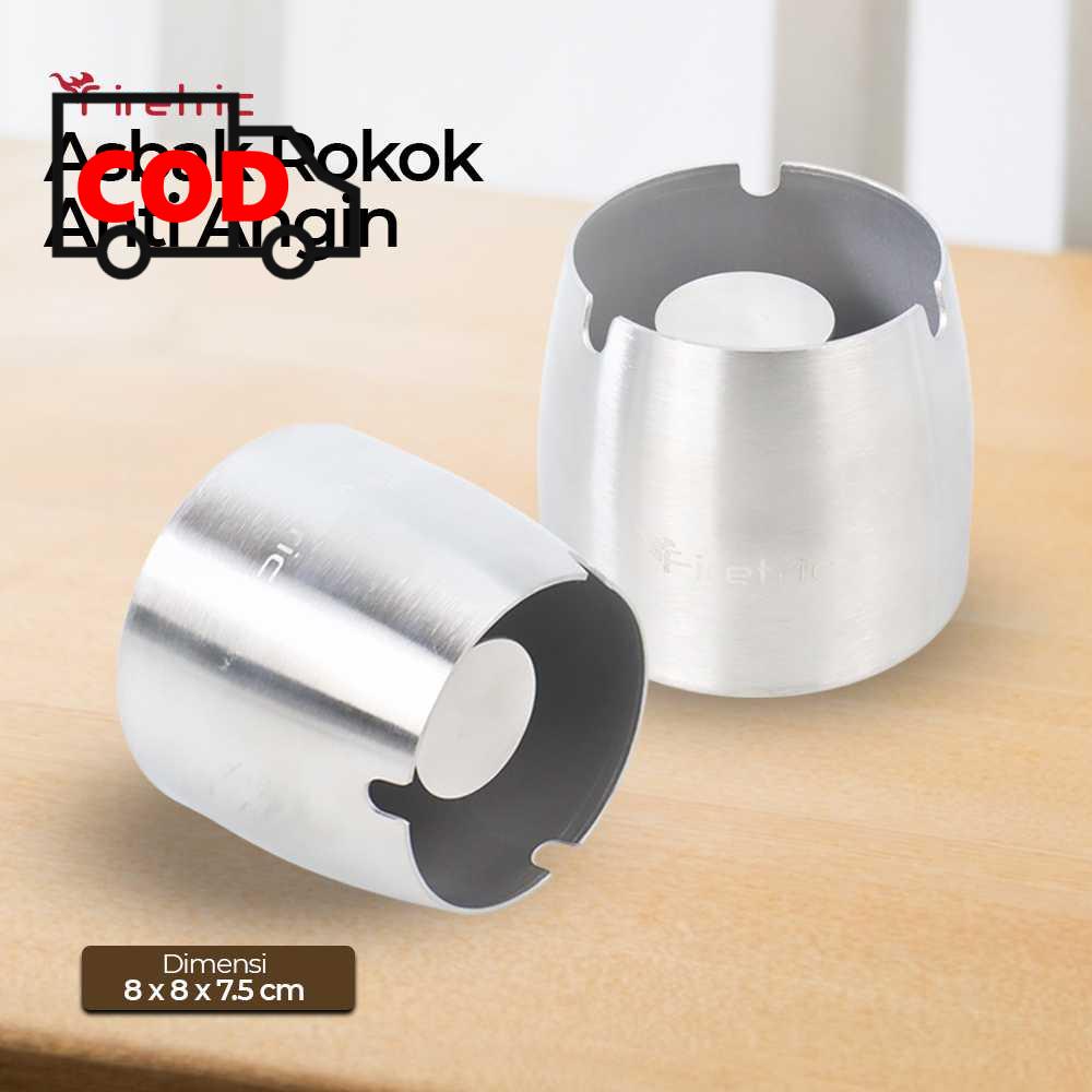 Jual Asbak Rokok Unik Anti Angin Outdoor Mobil Stainless Steel Tebal ...