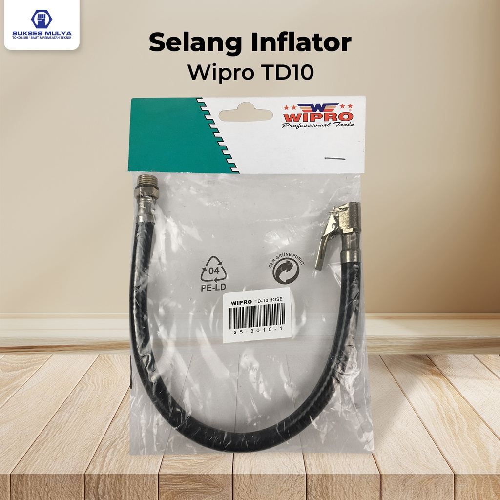 Jual Wipro Selang inflator TD10 selang isi angin ban TD10 | Shopee Indonesia